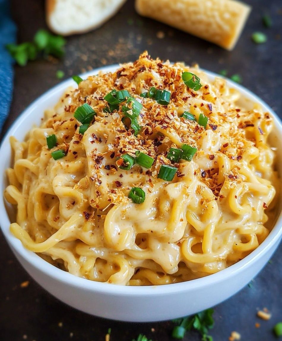 Cheesy Ramen Noodles - Xpress Recipes