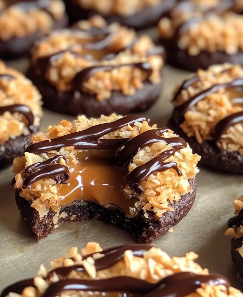 Homemade Samoas Girl Scout Cookies - Xpress Recipes